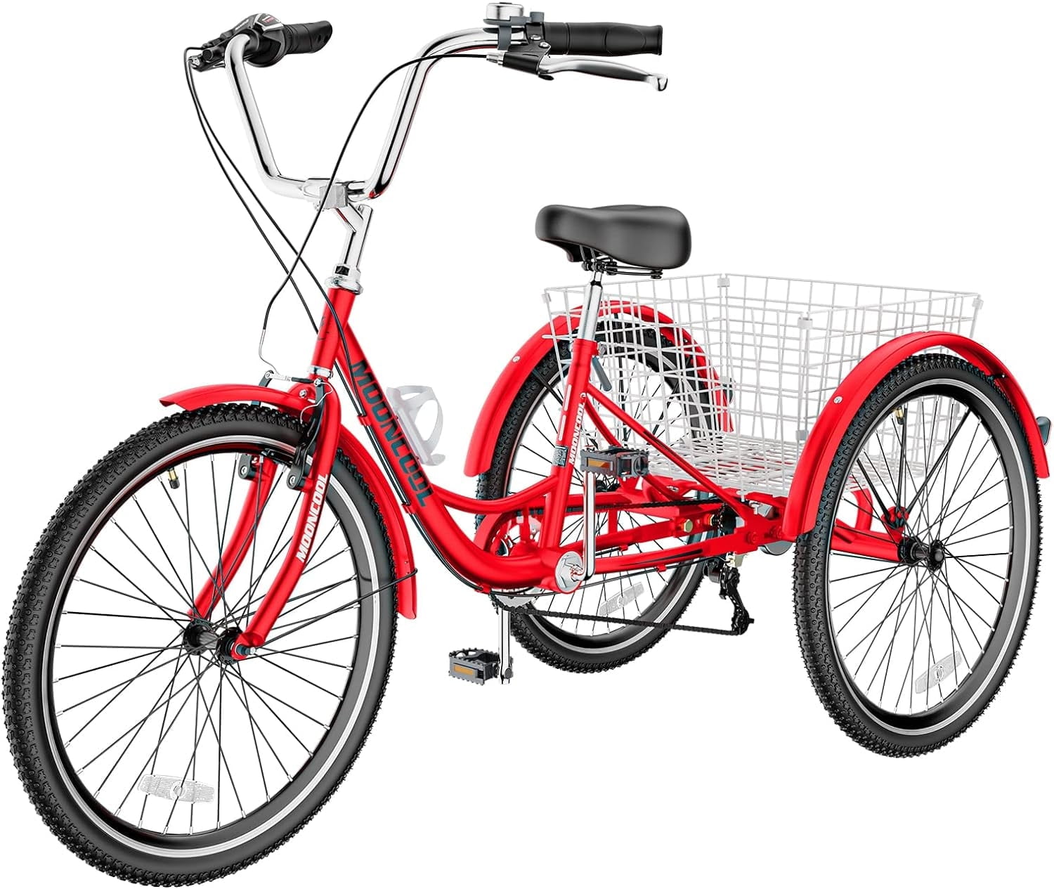 Lilypelle 7 Speed Adult Tricycle, 20/24/26 Inch Low-Step Trike with ...