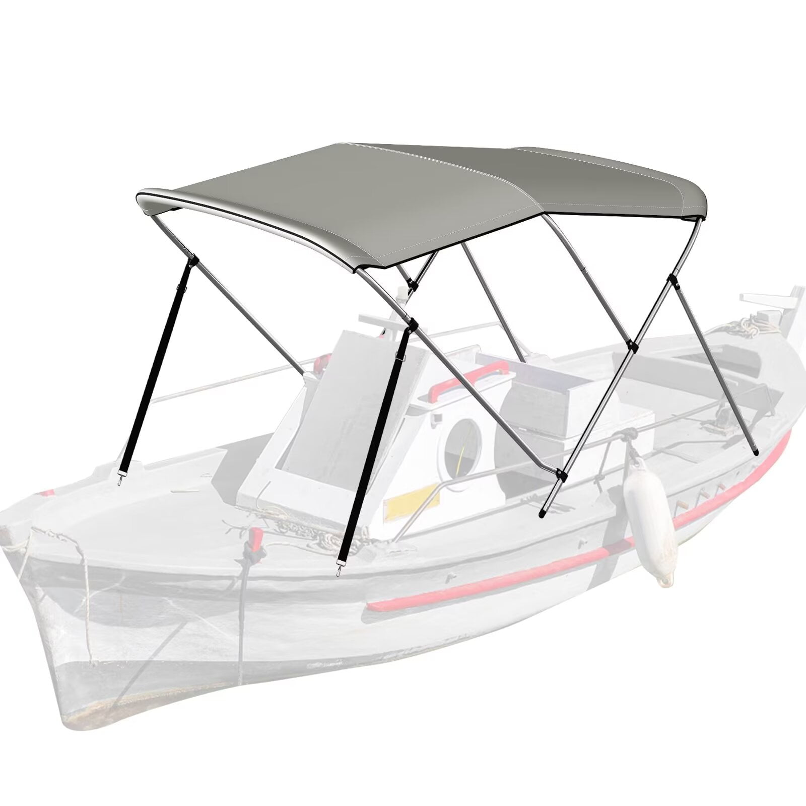 Lilypelle Bimini Tops for Boat 3 Bow Portable Foldable Bimini Top ...