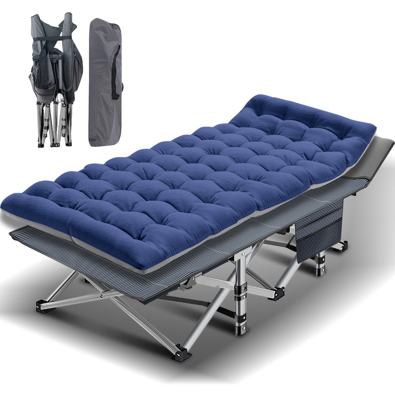 Lilypelle Folding Camping Cot for Adults, Portable Sleeping Cot ...