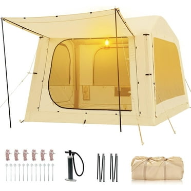 Richryce 4-6 Person Inflatable Tent, 4-Season, Waterproof, Windproof ...