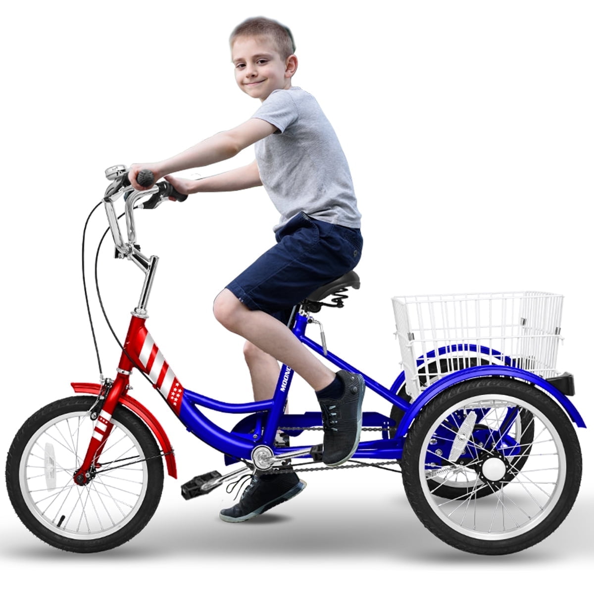 Lilypelle Kids Tricycle, 16" Wheels, 1-Speed, Adult Beginners, Exercise ...