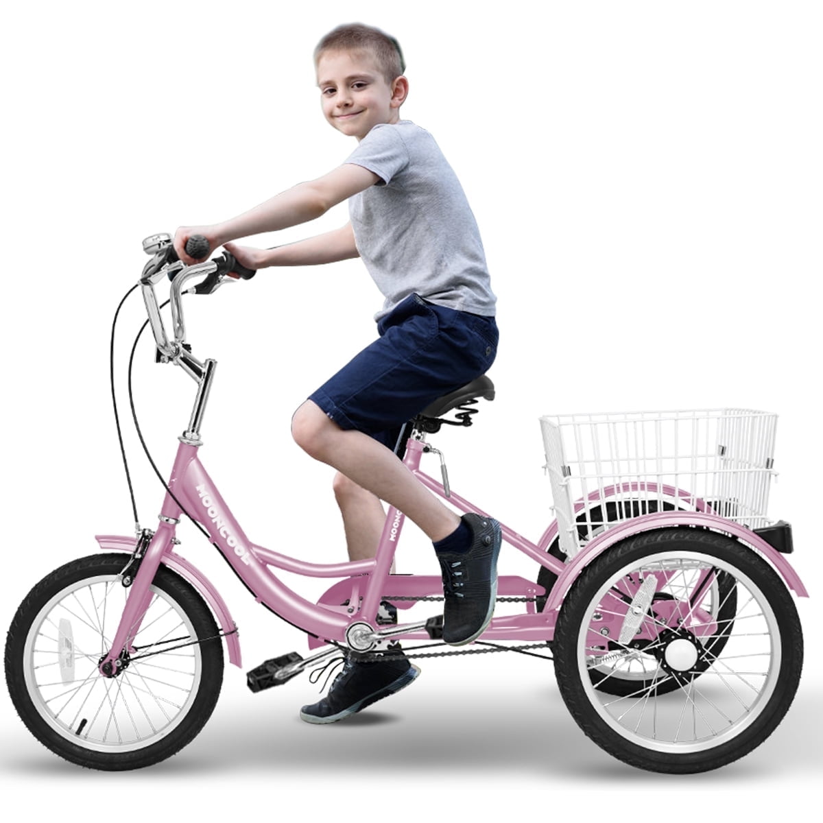Lilypelle Kids Tricycle with 16" Wheels，1-Speed Trike for Adult ...