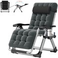 Lilypelle Zero Gravity Lawn Chair, Portable Recliner with Cushion ...