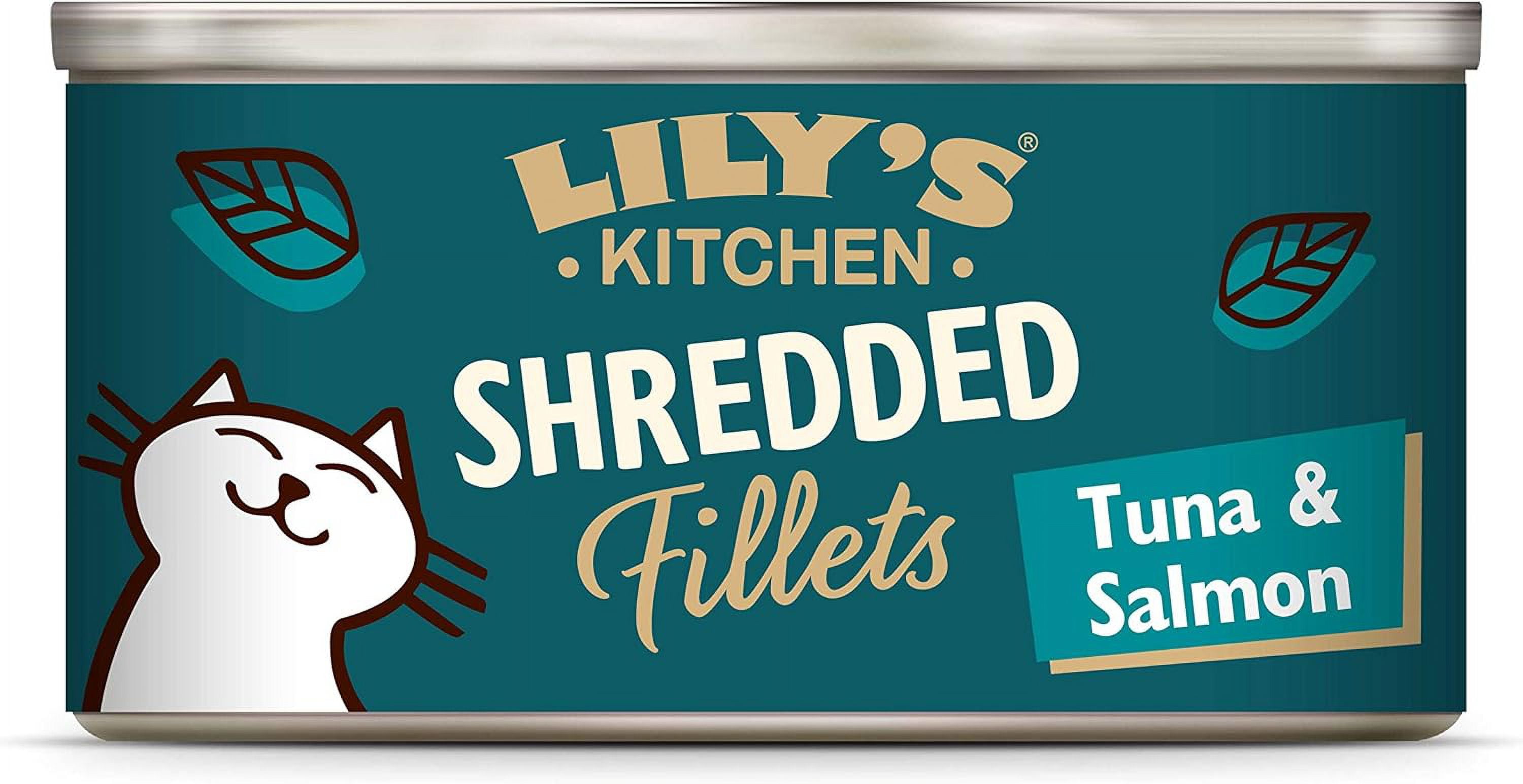 Lilys Kitchen Fillets Tuna and Salmon in Broth for Cats Food 24 x 70gm ...