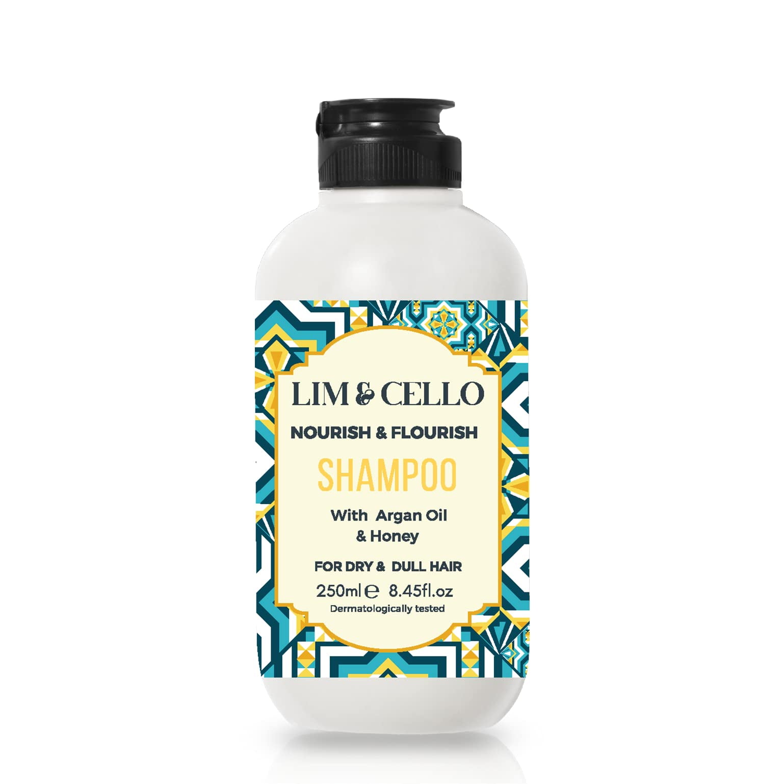 Lim & Cello Nourish & Flourish Shampoo With Argan Oil & Honey, Rich in ...