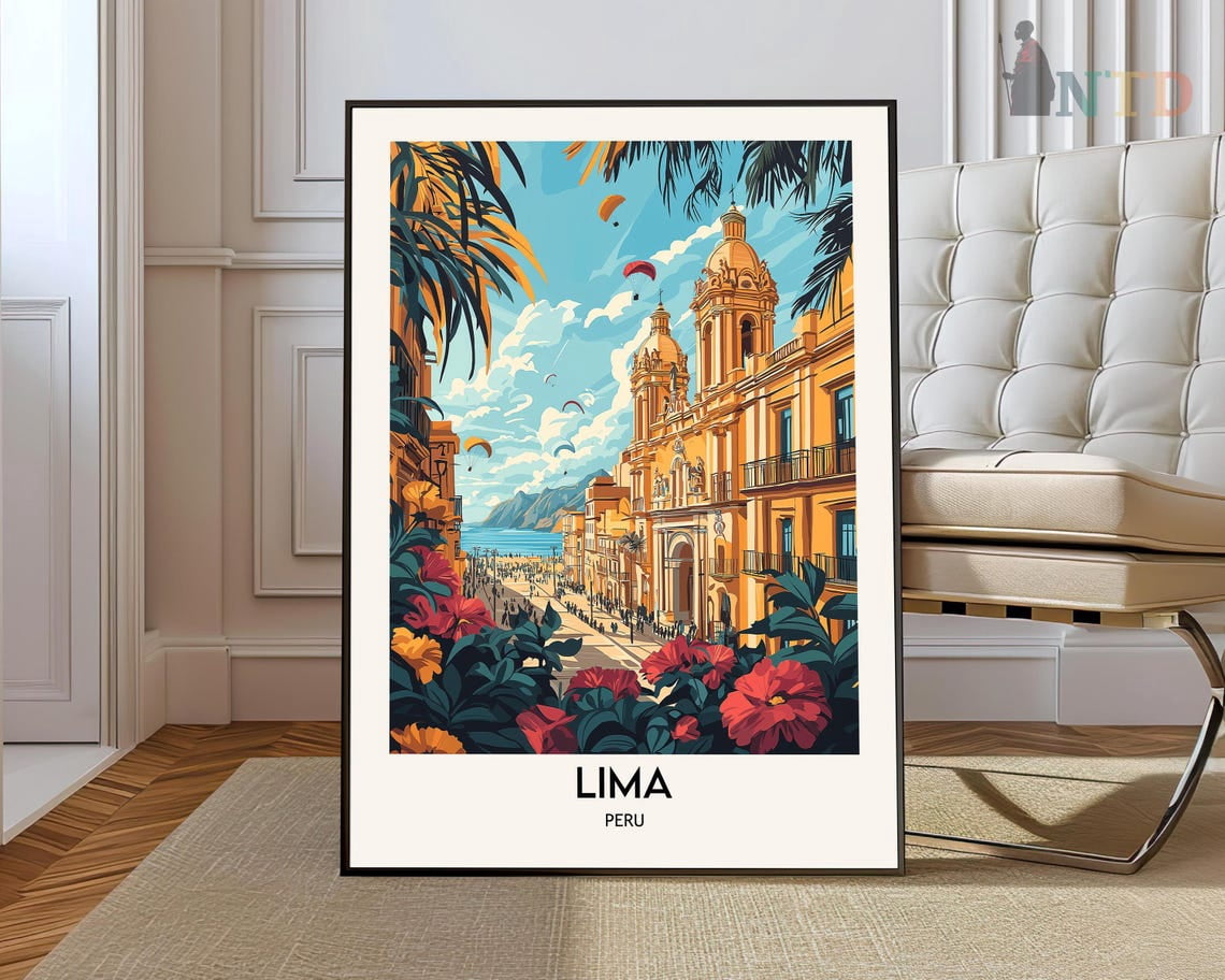 Lima Print, Limalima Poster, Lima Photo, Lima Poster Print, Lima Travel ...