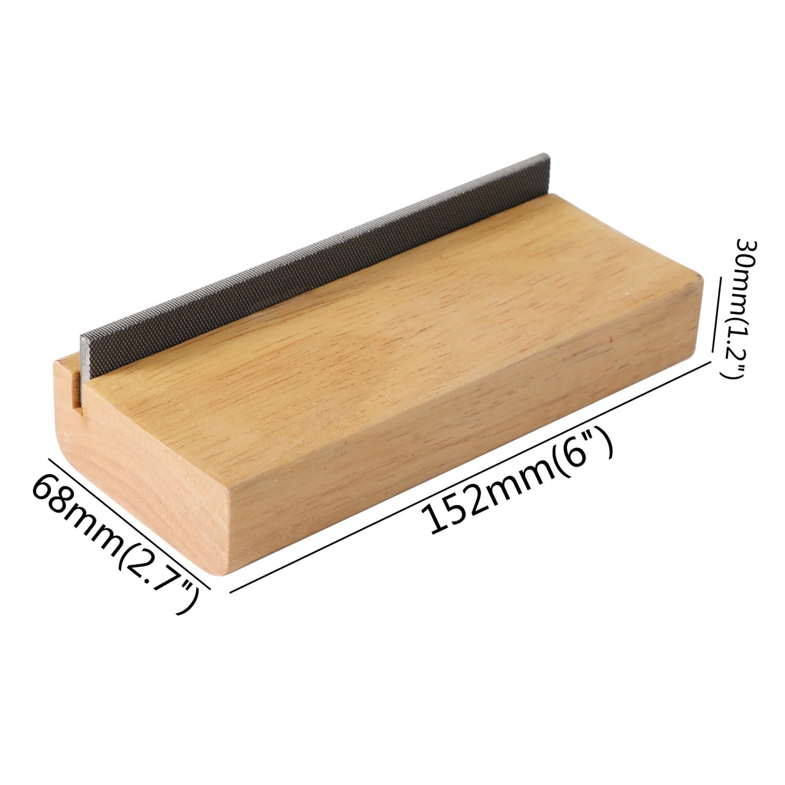 Lima para biselar trastes de guitarra de madera, extremo de traste de ...