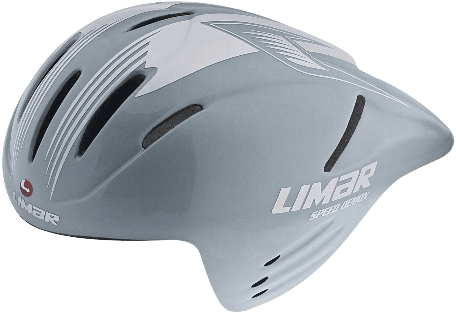 Limar Speed Demon Time Trial TT Bicycling Helmet Grey/Silver 54-61cm ...