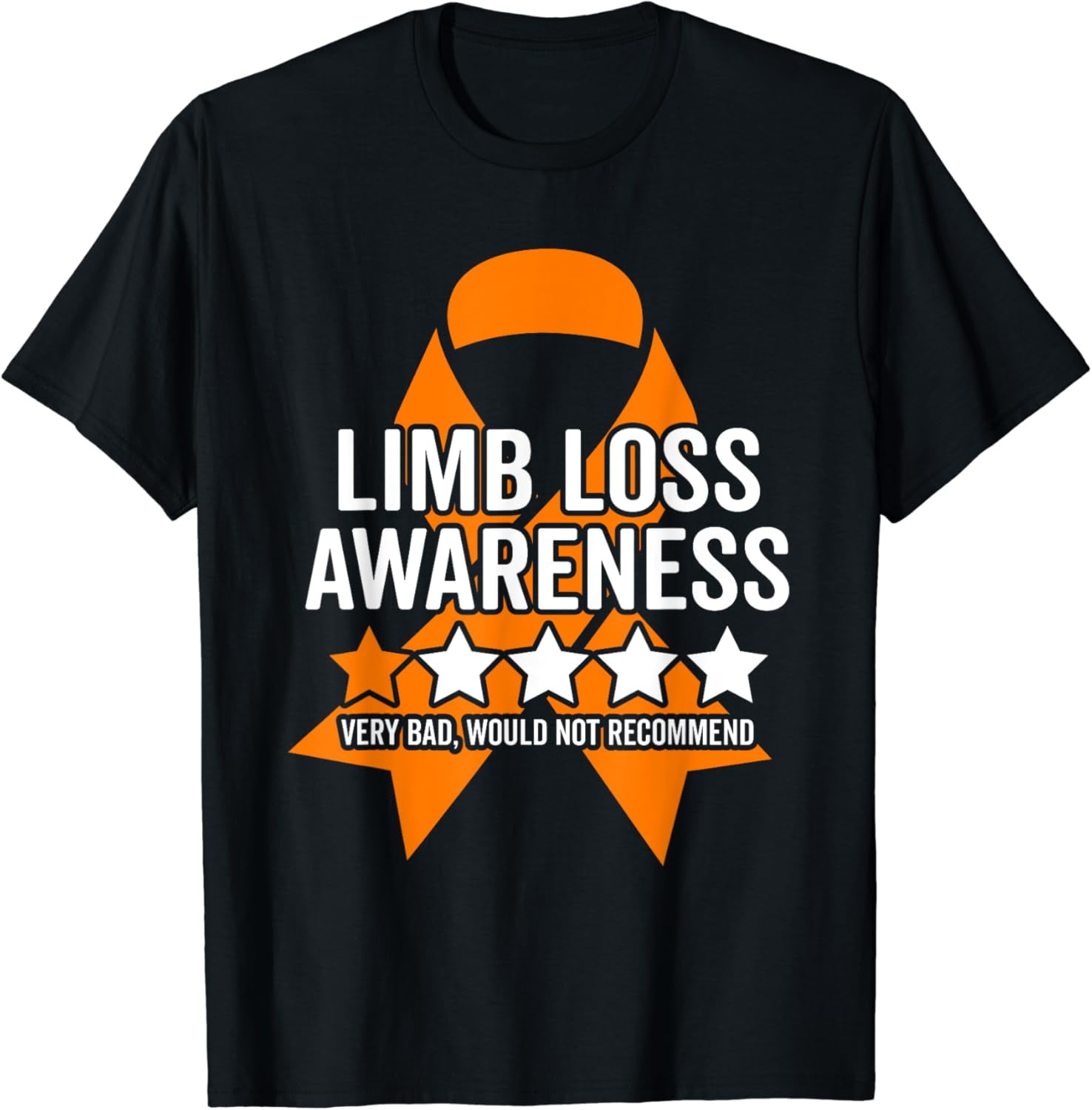 Limb Loss Awareness Funny Amputee Limb Difference Awareness T-Shirt ...