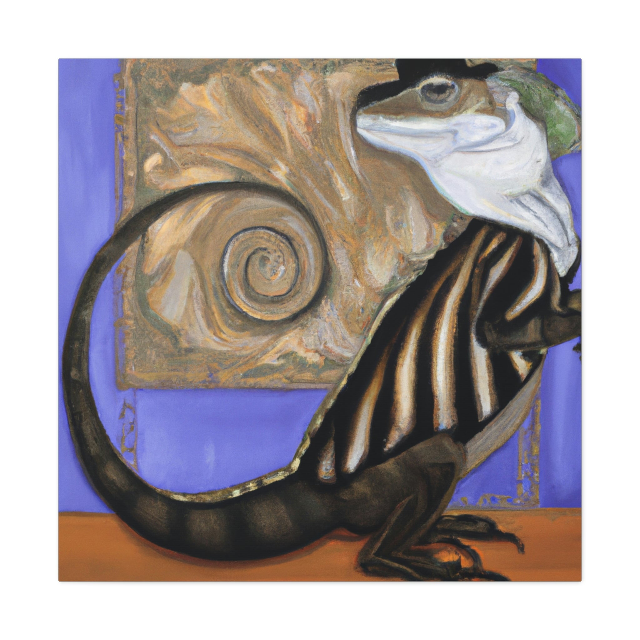 "Limbless Lavish Lizard" - Canvas - Walmart.com