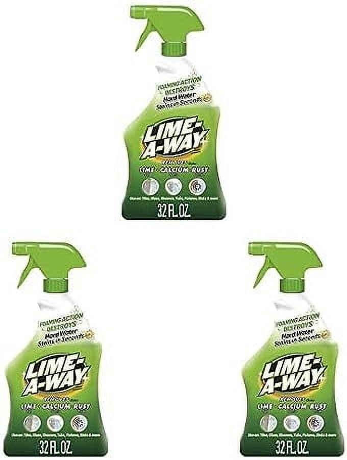 Lime-A-Way Bathroom Cleaner, 32 fl oz Bottle, Removes Lime Calcium Rust ...