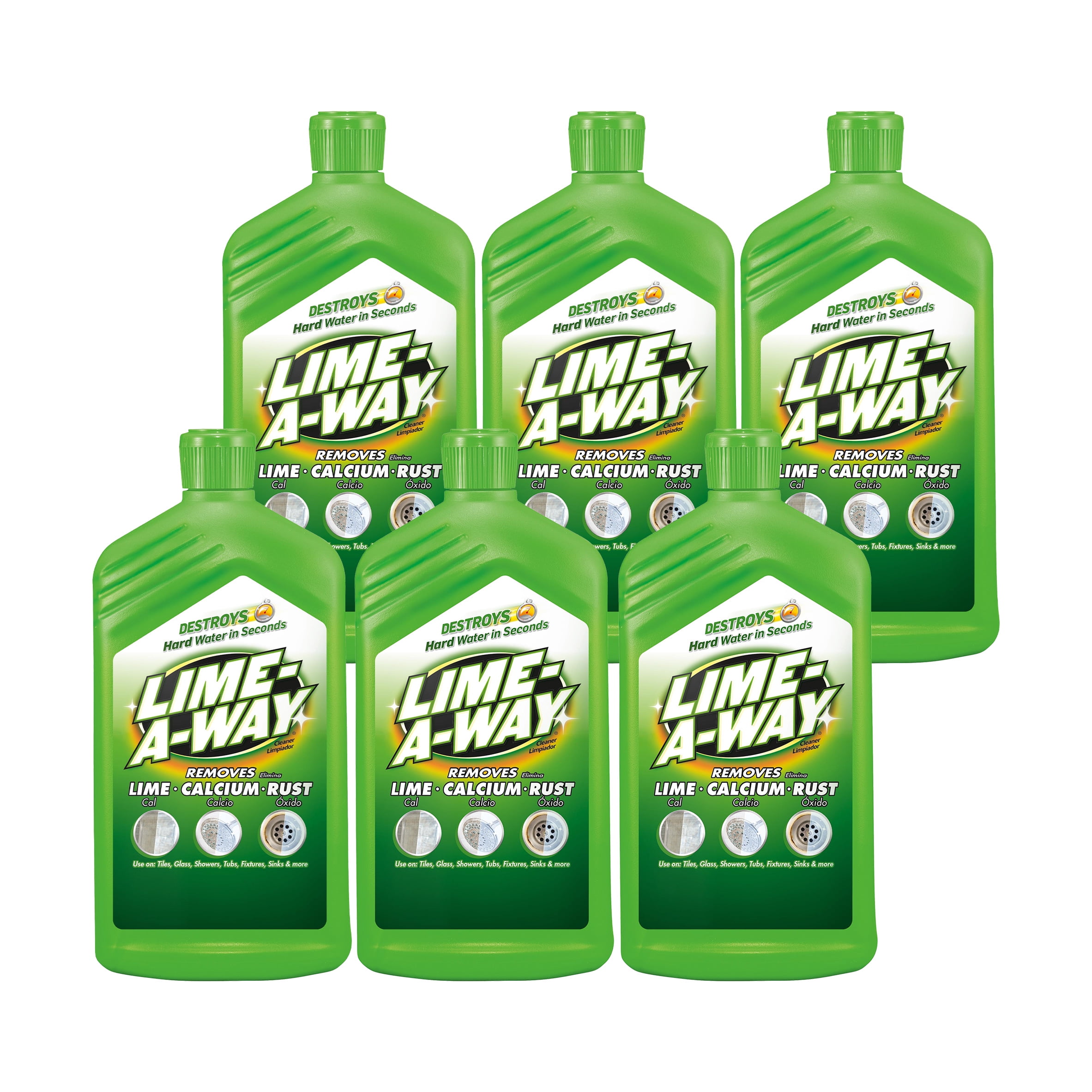 Lime-A-Way Lime, Calcium & Rust Cleaner 28 oz (Pack of 6) - Walmart.com