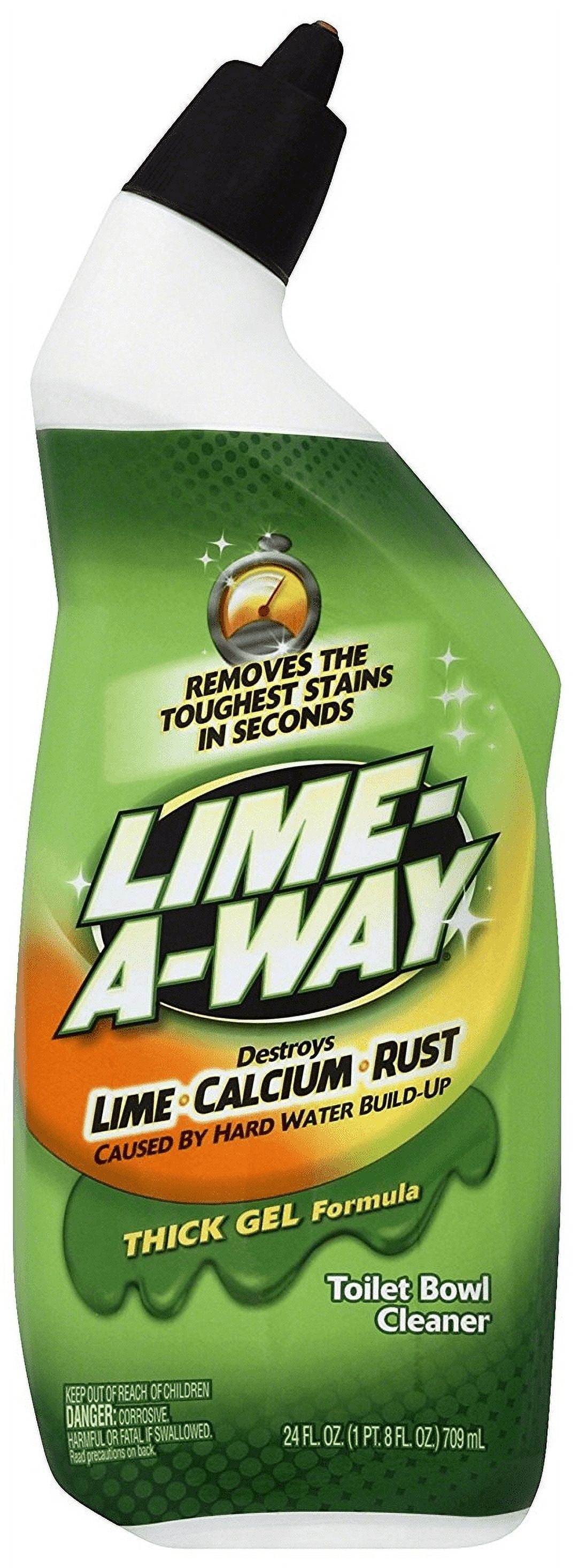 Lime-A-Way Liquid Toilet Bowl Cleaner, 24oz Bottle, Hard Water Stain ...