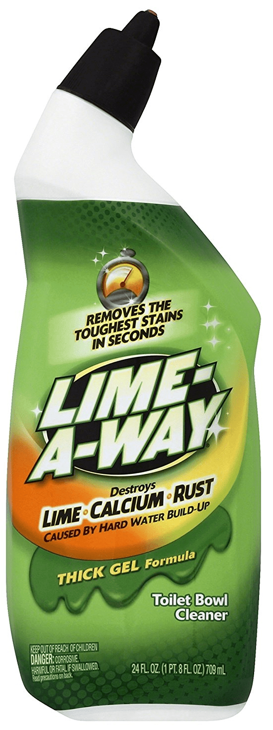 Lime-A-Way Liquid Toilet Bowl Cleaner, 24oz Bottle, Removes Lime ...