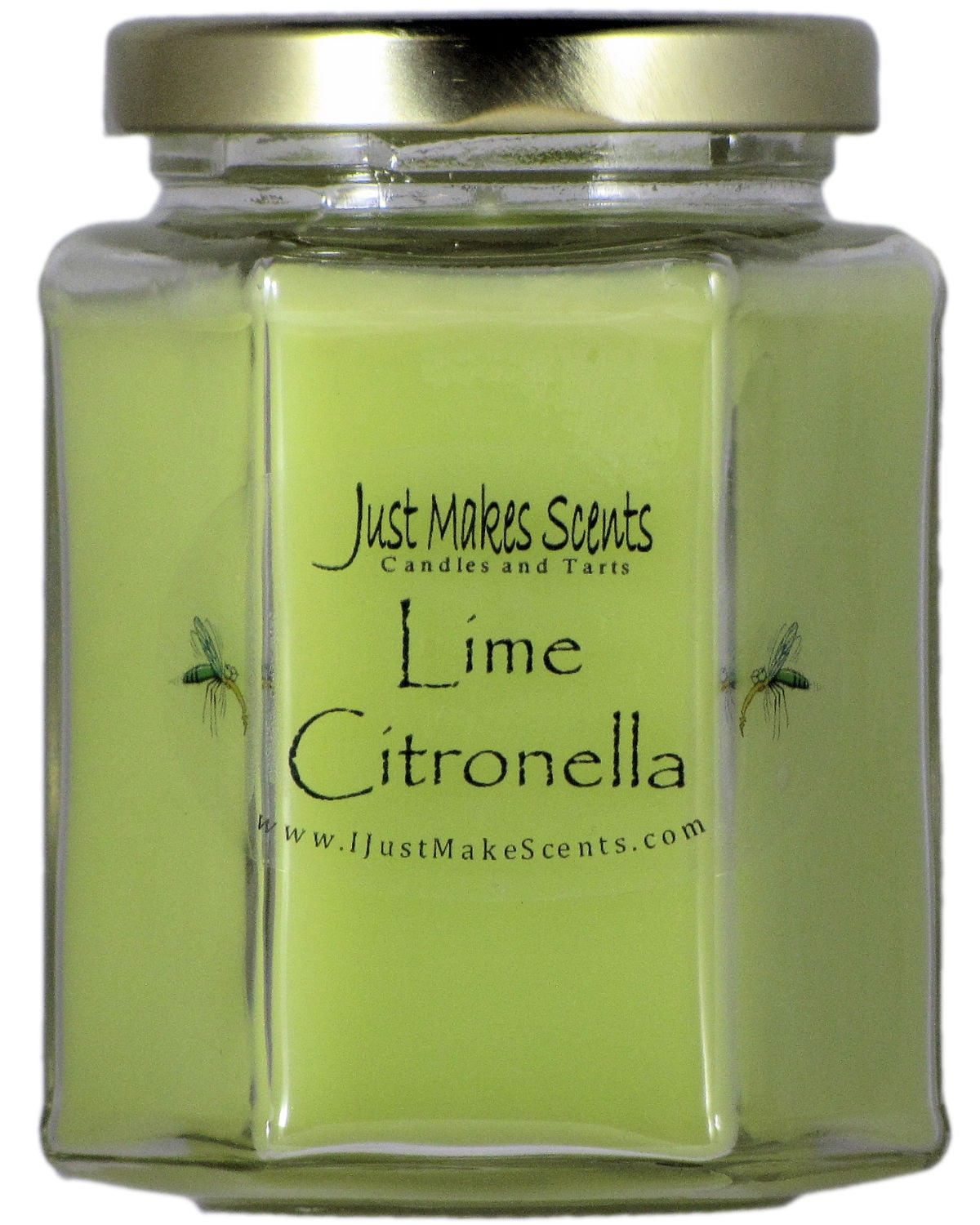 Lime Citronella Candle -Just Makes Scents Candles & Gifts - Walmart.com