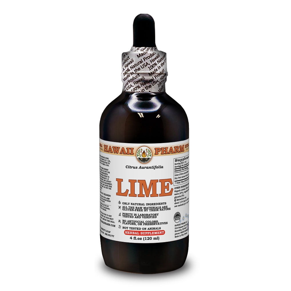 Lime (Citrus Aurantifolia) Dry Peel Liquid Extract. Expertly Extracted ...