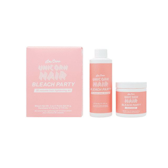 Lime Crime Unicorn Bleach Party, 20 Volume Hair Lightening Kit - up to ...