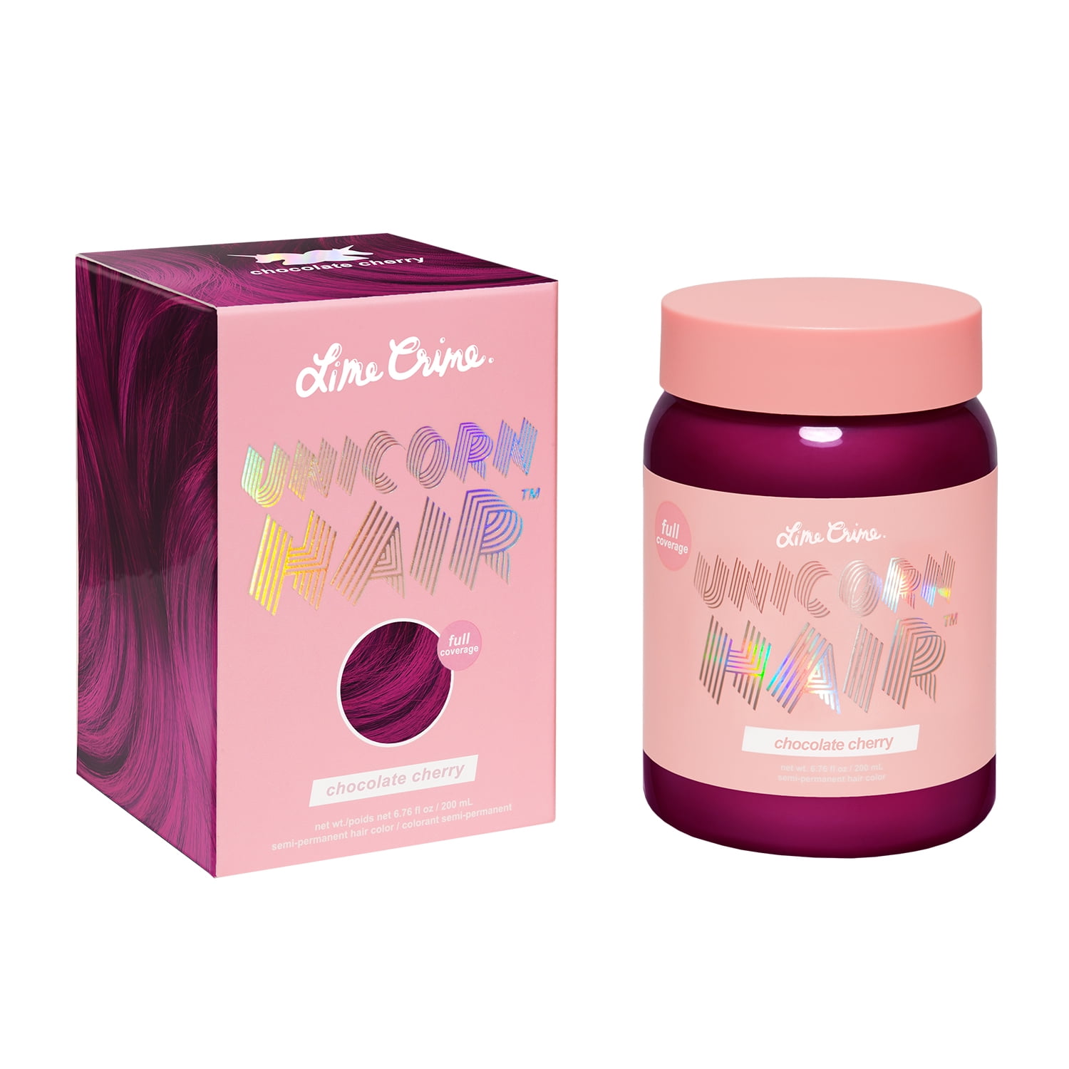 Lime Crime Unicorn Hair Semi-Permanent Hair Color Vegan Full Coverage ...