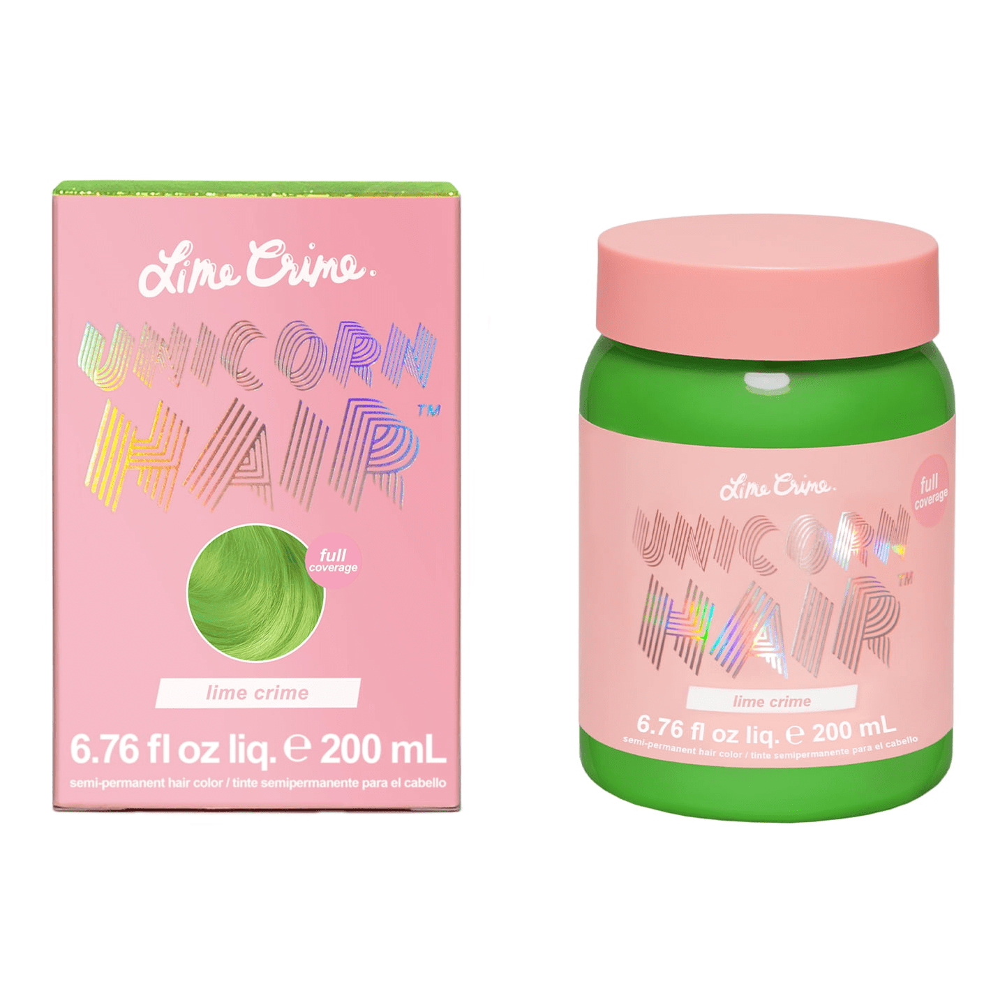 Lime Crime Unicorn Hair, Semi-Permanent Color, Vegan, Full Coverage ...