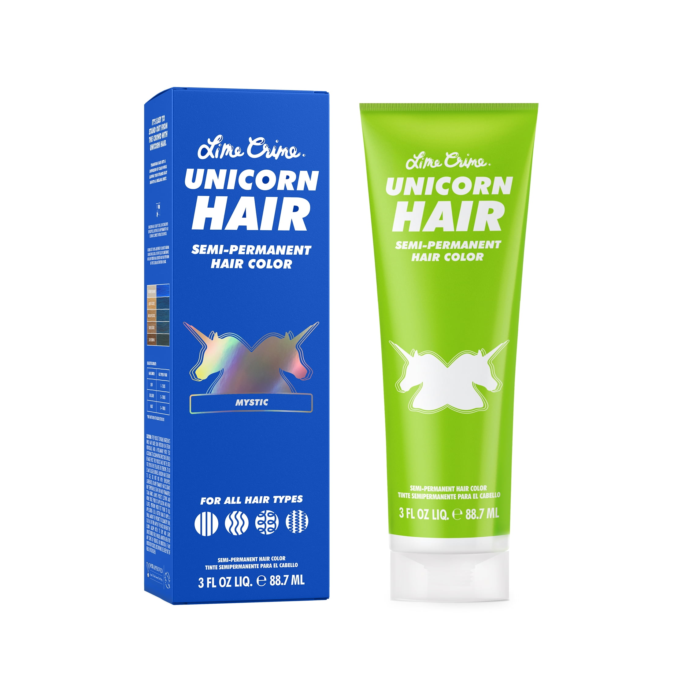 Lime Crime Unicorn Hair, Vegan Semi-Permanent Hair Color, Full Coverage ...