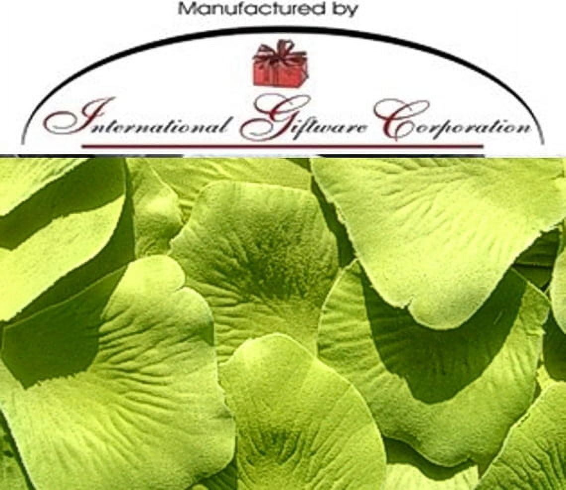 Lime Green - 100 Silk Rose Petals Wedding Favors - Solid Colors ...