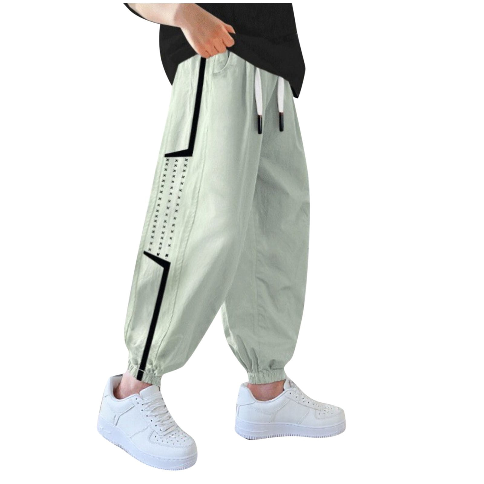 Lime Green Boy Girl Children Boy Girl Loose Fit Pants for Child Spandex ...