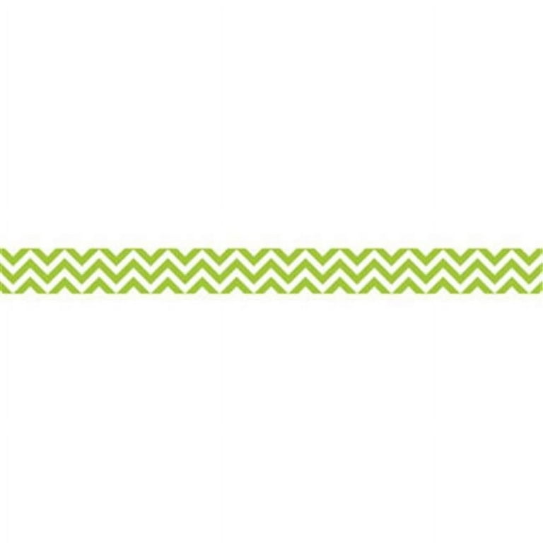Green Chevron Border