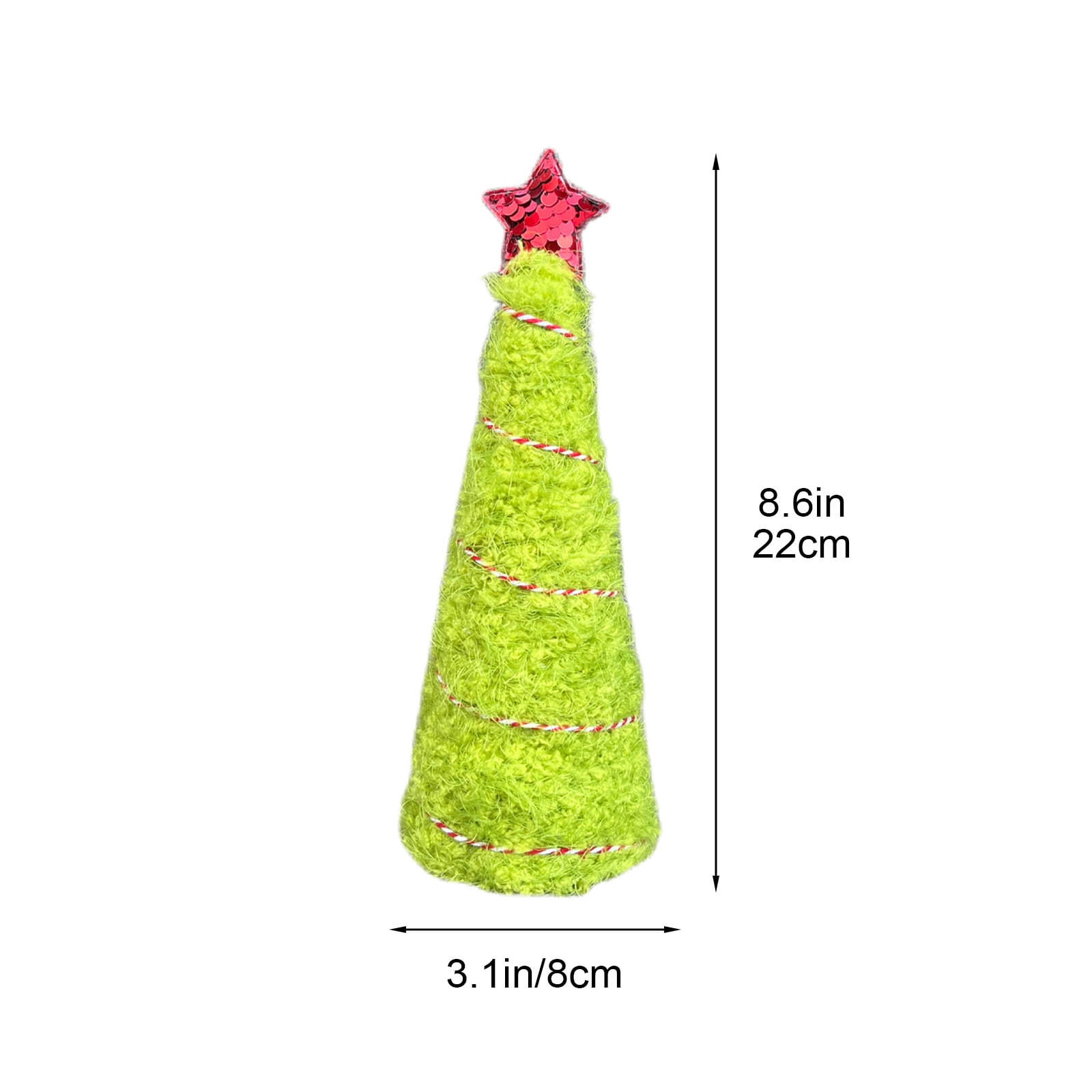 Lime Green Cone Trees Christmas Decor, Lime Green Christmas ...