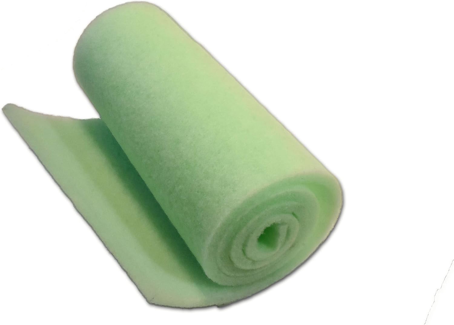 Lime Green Fine Filter Media, 1" Thick, 14" x 56" Roll, Perfect for ...