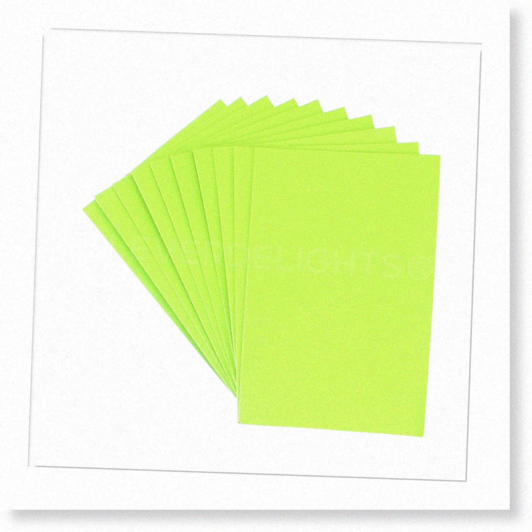 Lime Green Foam Fusion: 8x12 Self Adhesive Sheets - 10 Pack - Walmart.com
