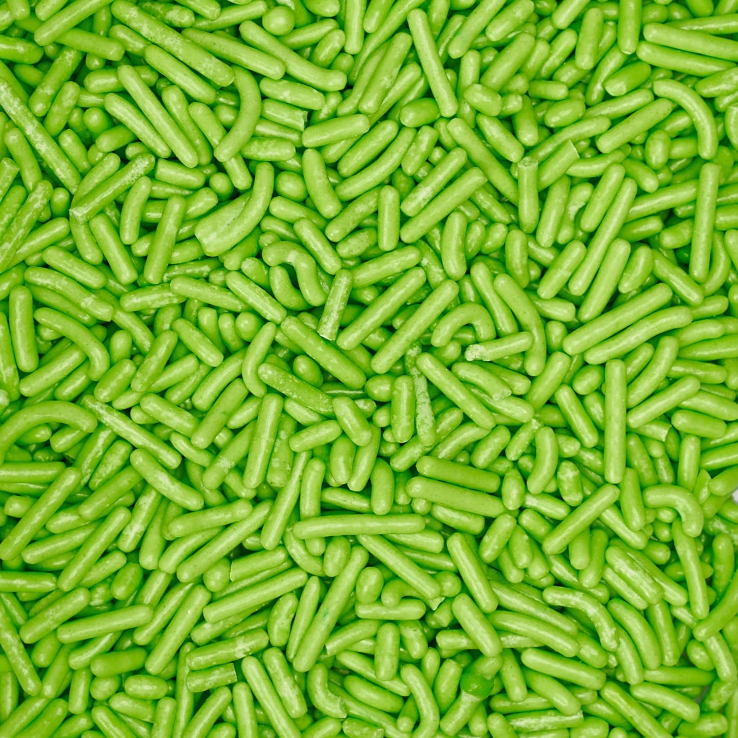 Lime Green Jimmies Sprinkles (1/2 cup, 1x Jar) Edible Sprinkles for ...