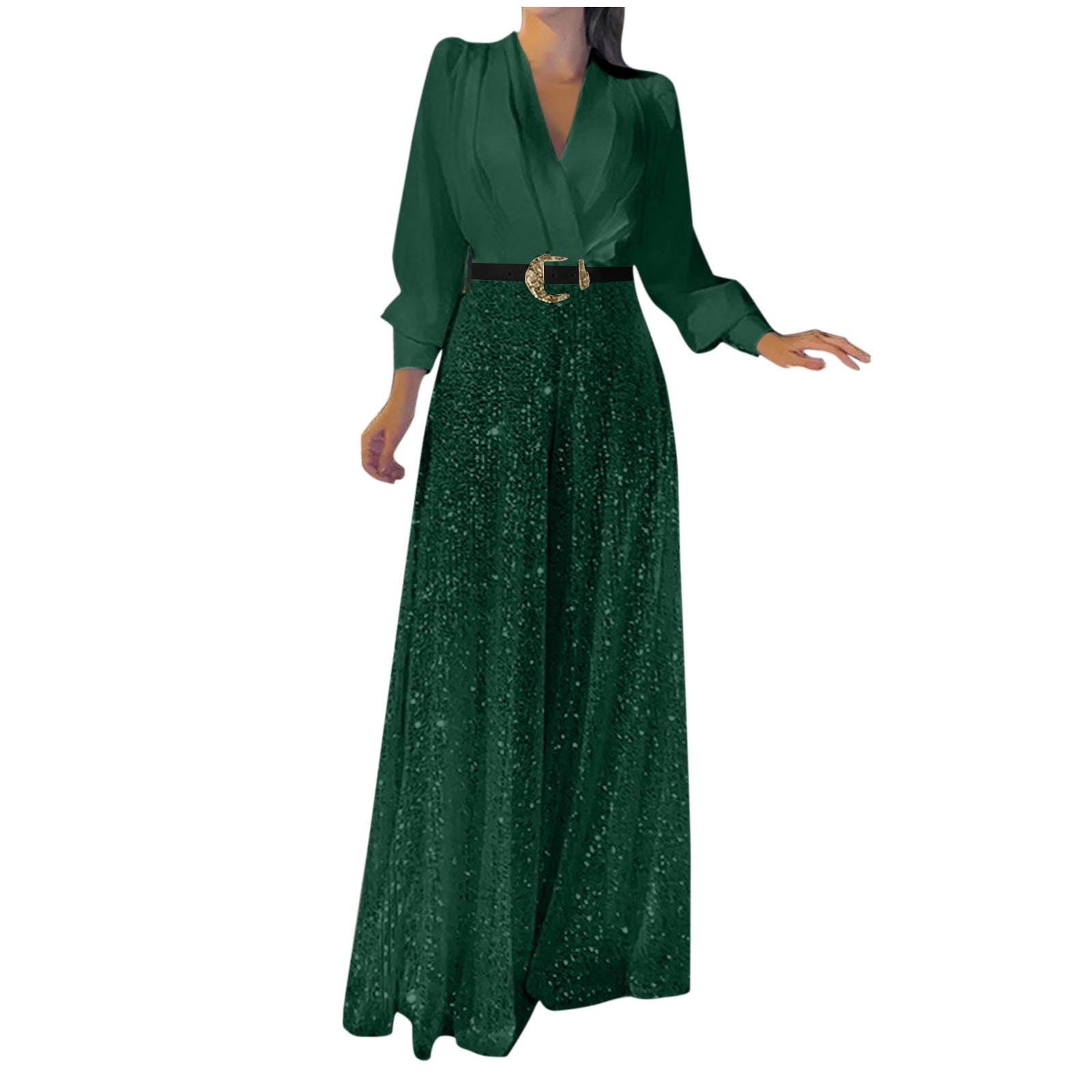 Lime Green Overalls for Women Summer Fall Loose Fit Dressy Sequin ...