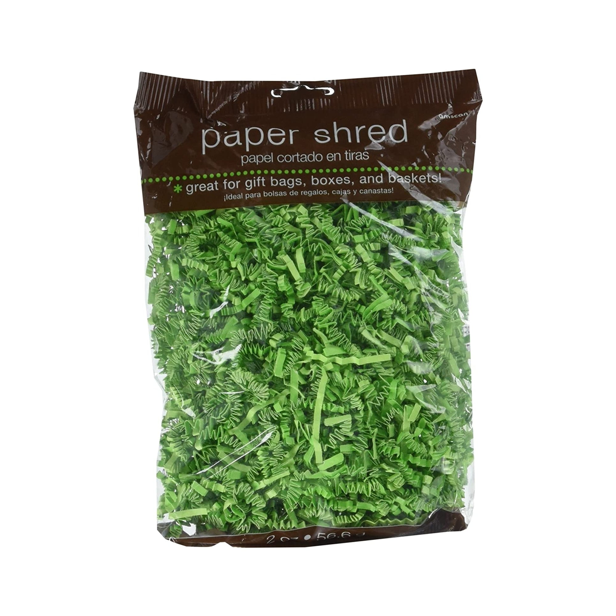 Lime Green Paper Shred - 2 Ounce Bag (181041) - Walmart.com