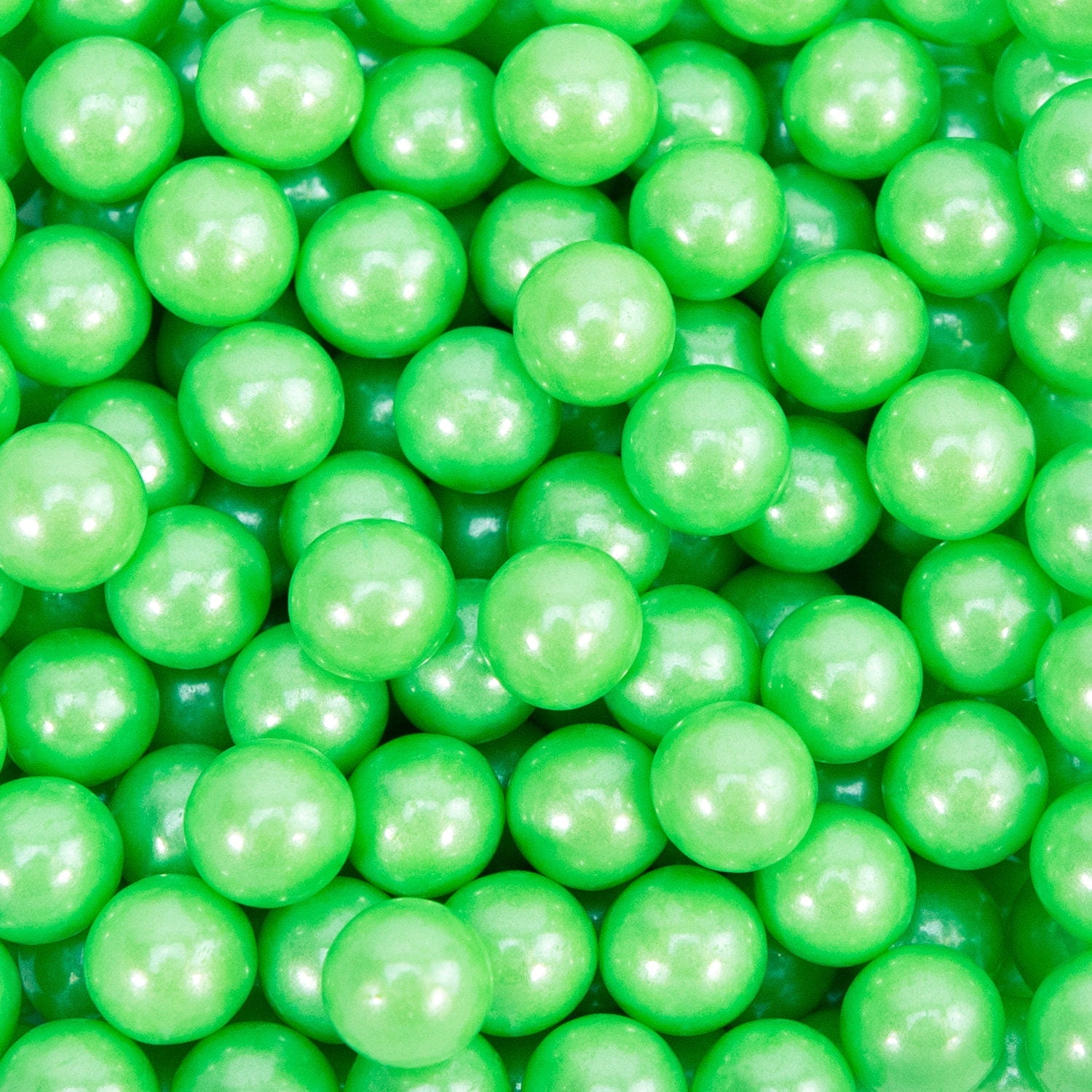 Krazy Sprinkles - Edible Lime Green 8mm Beads - Refined Cake Decor, 1/2 ...