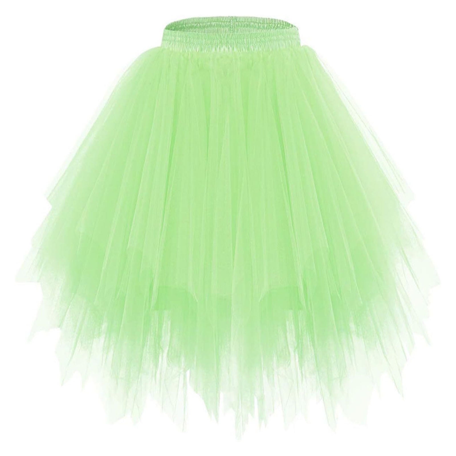 Lime Green Skorts for Women Mini Petite Loose Fit Casual Dance Cosplay ...