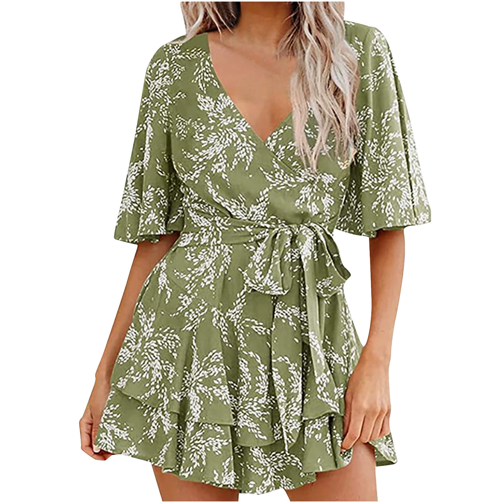 Lime Green Women Overalls Shortalls Lounge Jumpsuits Shortalls Shorts ...