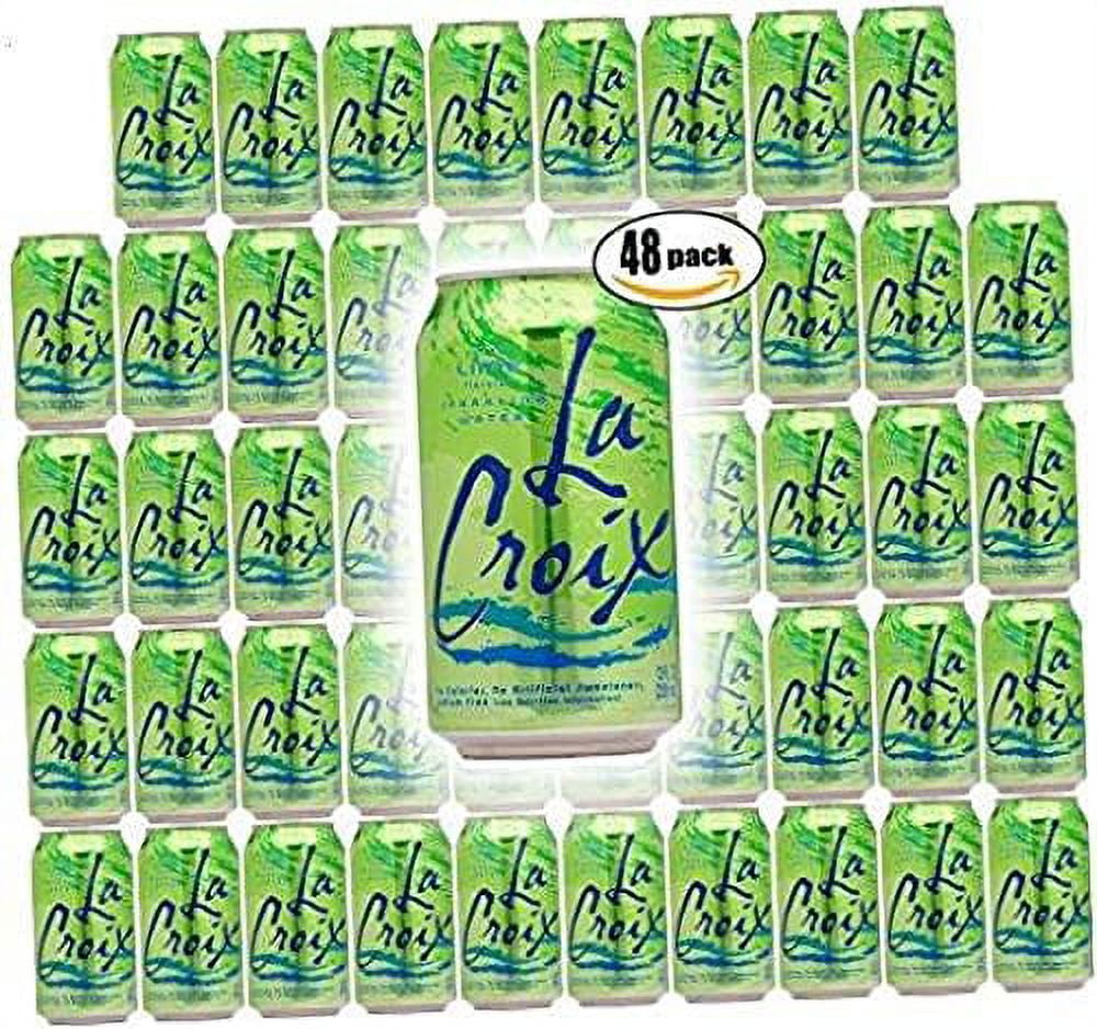 La Croix Sparkling Water, 48-Pack Lime Flavor, 12 oz Cans (Total of 576 oz) - Walmart.com