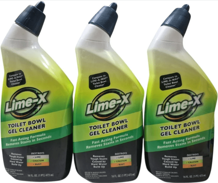 Lime-X Toilet Bowl Gel Cleaner 16. oz each (3 Pack) - Walmart.com
