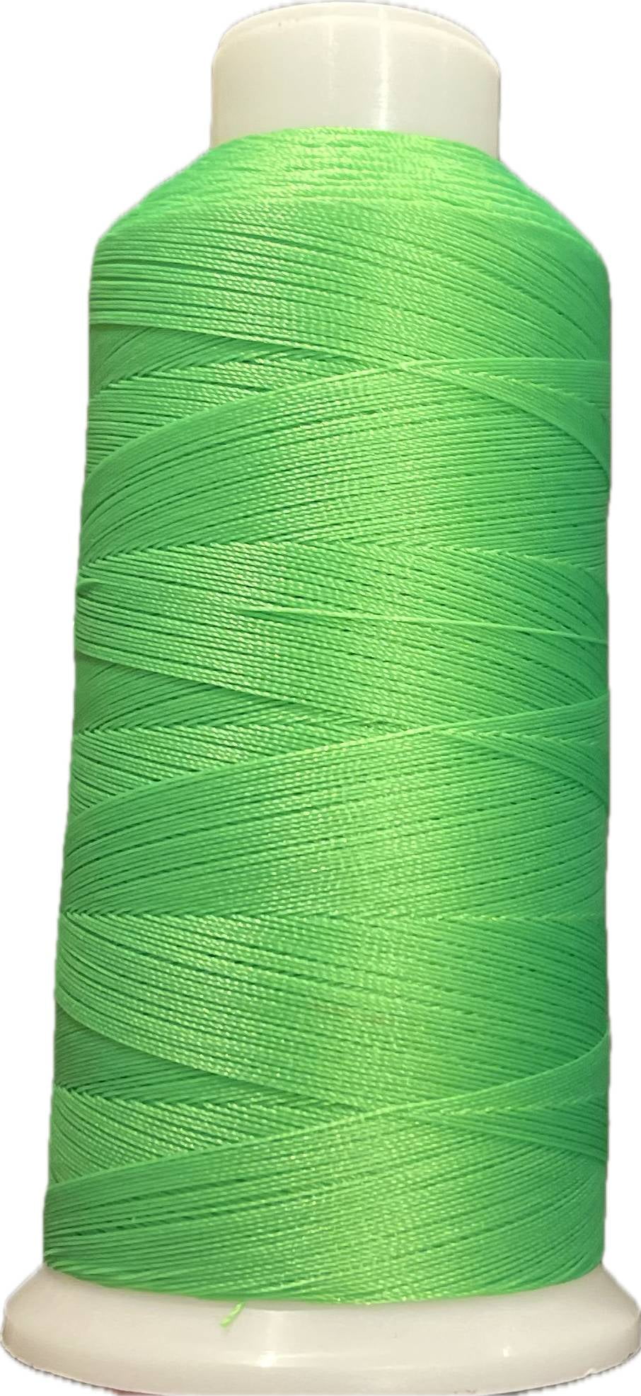 Lime green Bonded Nylon Sewing Thread T70 #69 1500 Yard for Outdoor ...