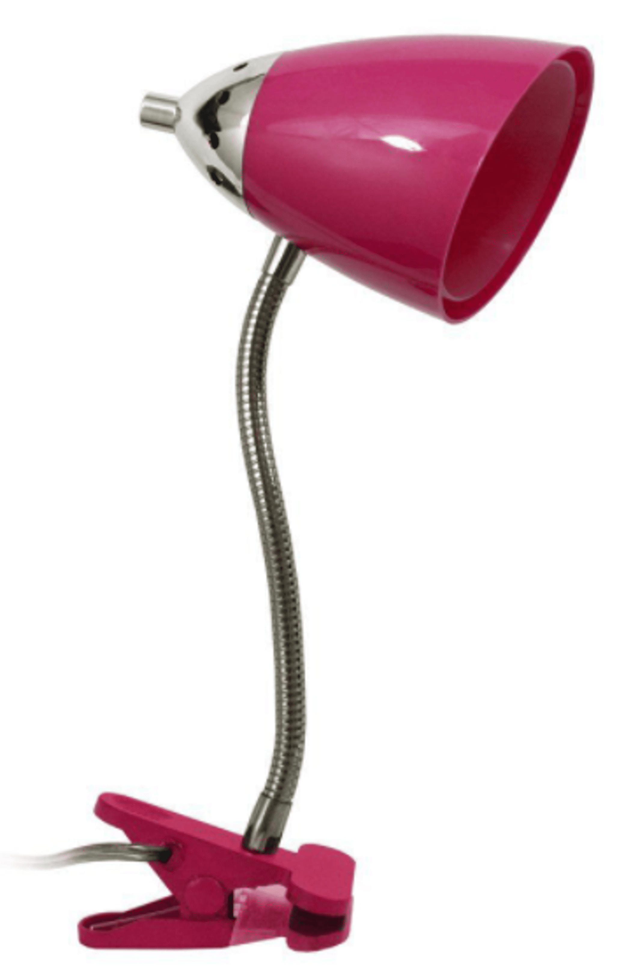 LimeLights Flossy Flexible Gooseneck Clip Light Desk Lamp[ Pink ...