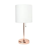 Mainstays Black Metal Grab and Go Stick Lamp with USB Port - Walmart.com