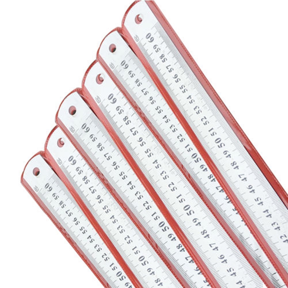 Limei 1 Pack Ruler, Metric Stainless Steel Measuring Tool Precision ...