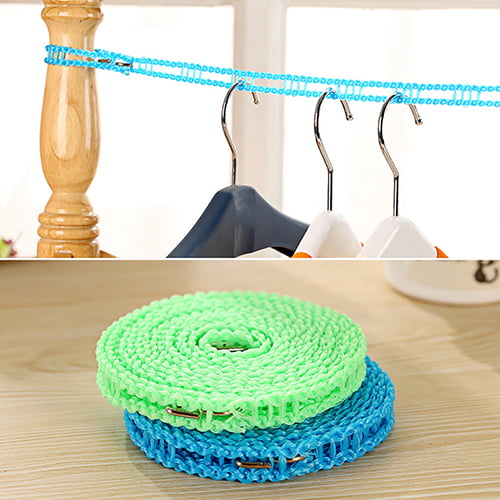 Limei 1 Pack Windproof Clothesline, Camping Clothesline, Durable Travel ...