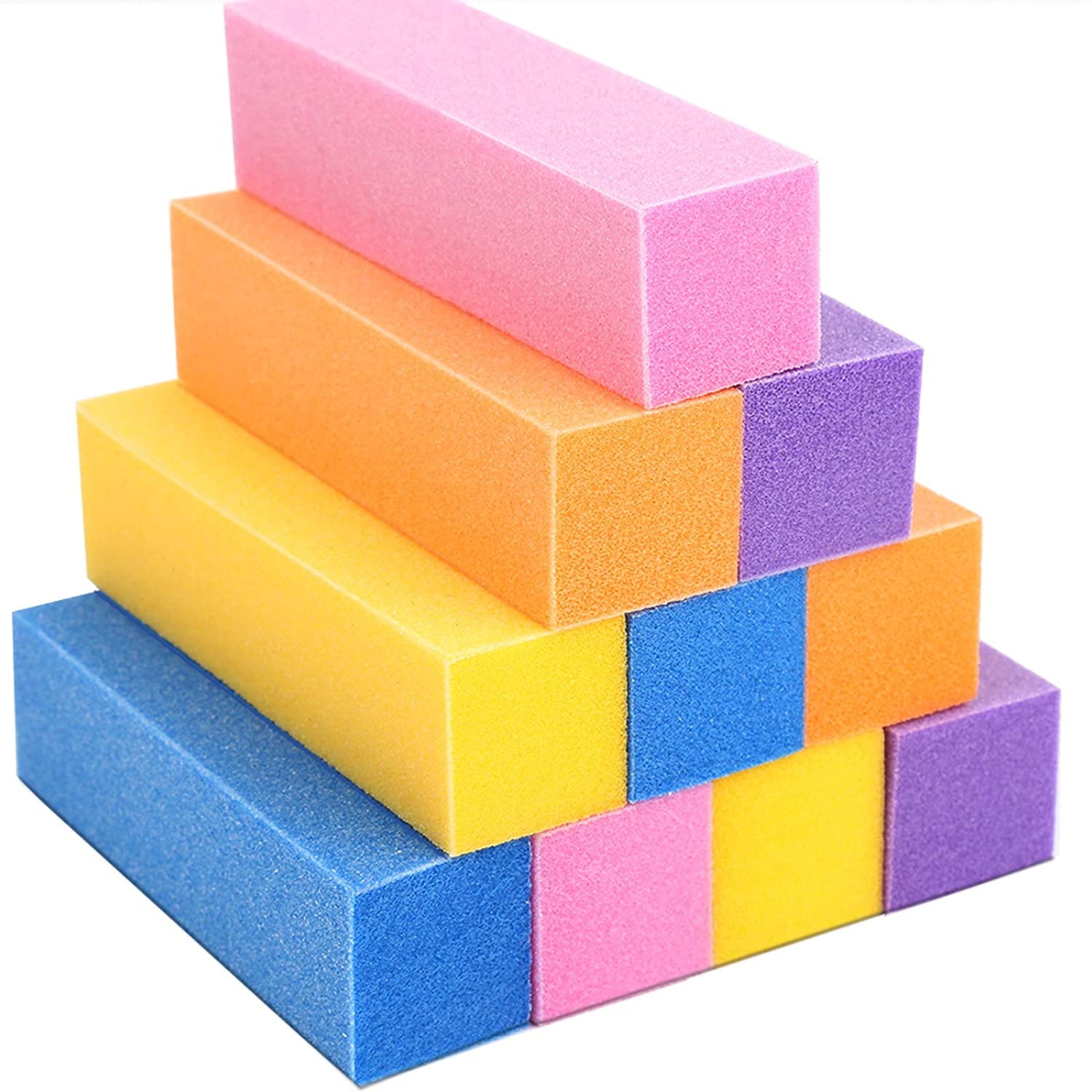 Limei 10 PCS Nail Buffer Blocks Buffer and Shine Kit For Natural Nails ...