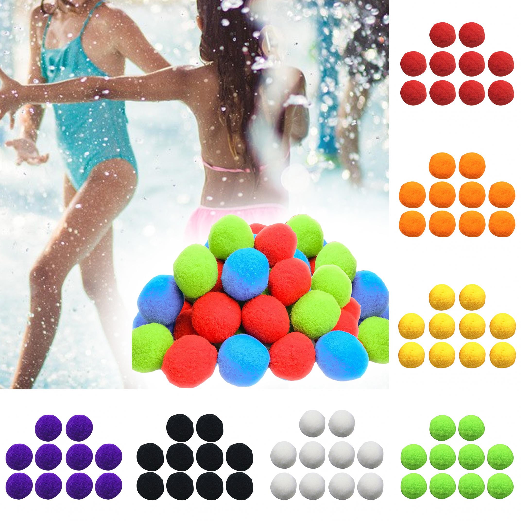 Limei 10Pcs/Set Reusable Water Balls Summer Fun Toys for Kids Outside ...