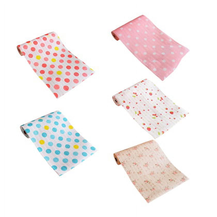 Limei 11.8x118.1in Drawer Liner Dot Strawberry Floral Printed Dustproof ...