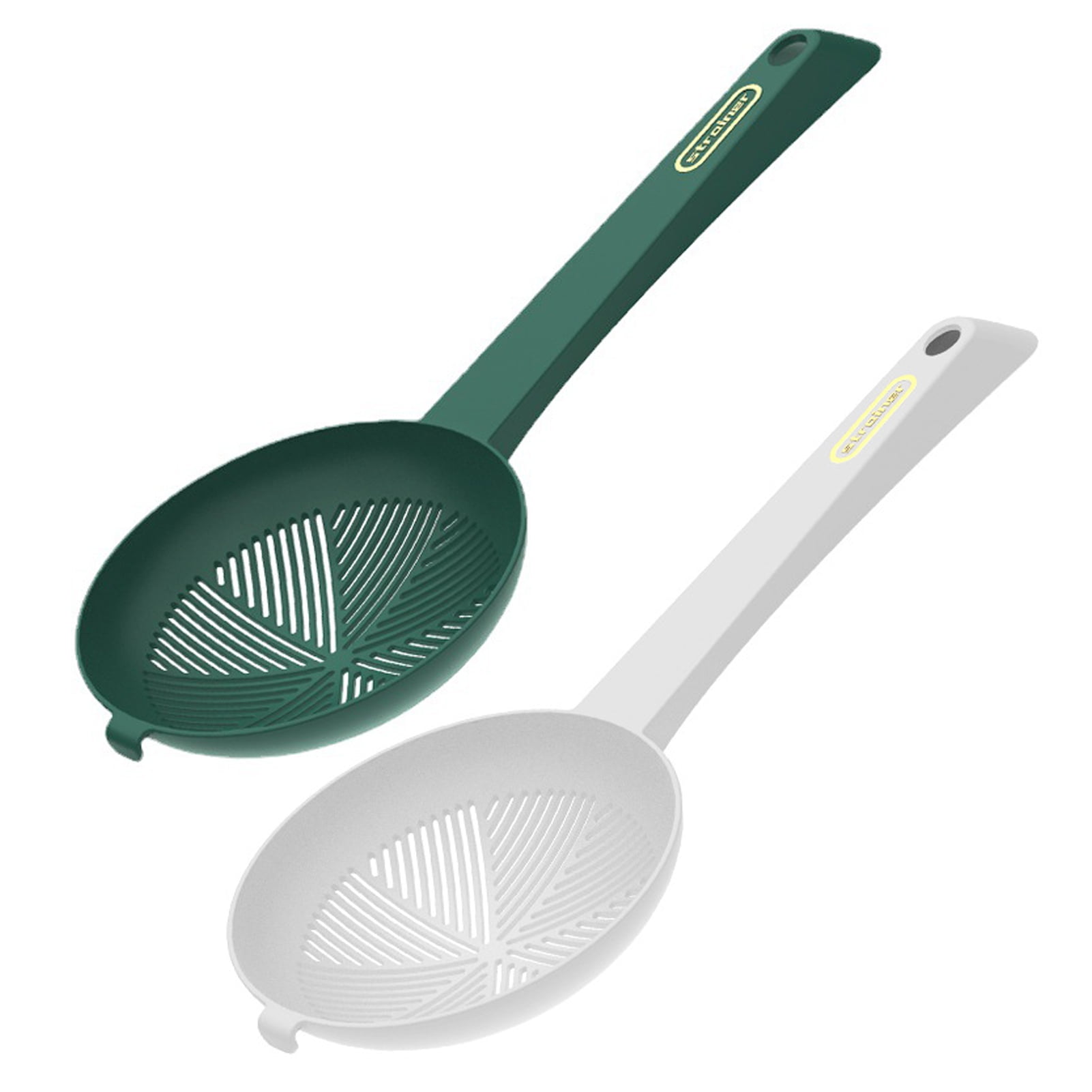 Limei 14" Slotted Spoon, Heatproof Skimmer Strainer Slotted Spoon ...