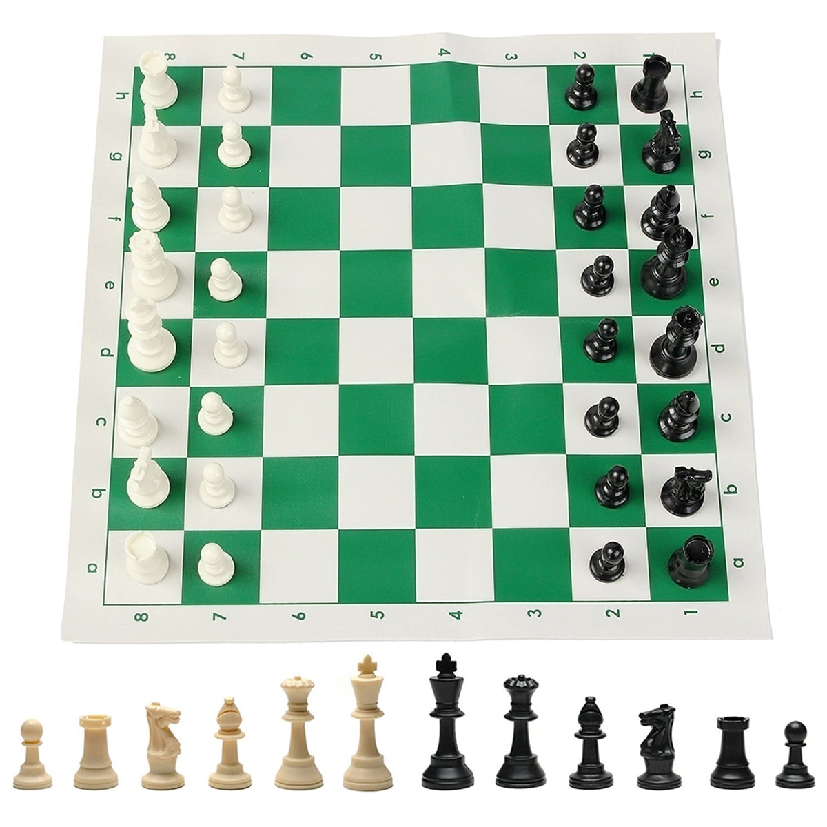 Limei 17" x 17" Portable Chess Set, Travel Games for Kids & Adults ...