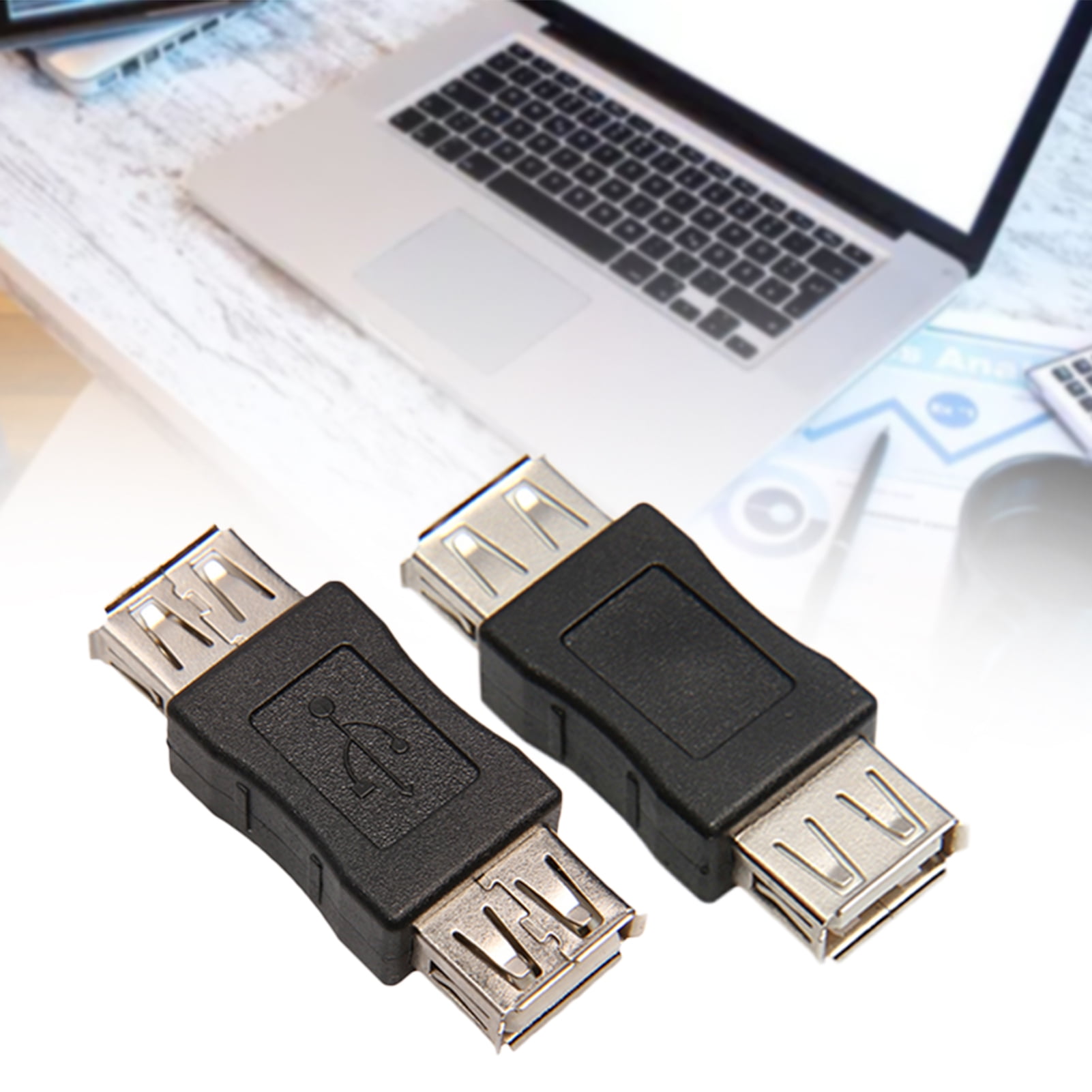 Limei 2 Pack USB 2.0 AF/BF Plug Type A Female to Type B Female Adapter ...