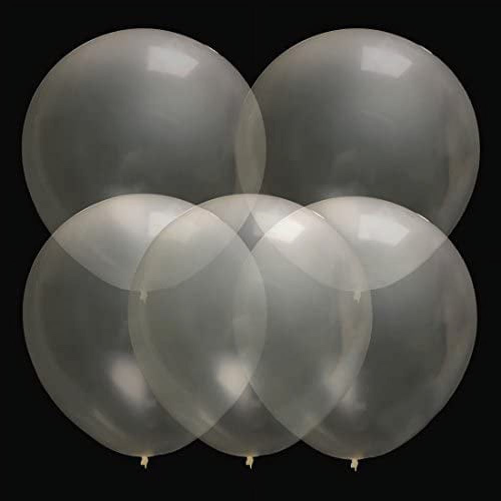 Limei 5Pack Large Clear Balloons Latex 36 Inch Big Balloons Clear Giant ...